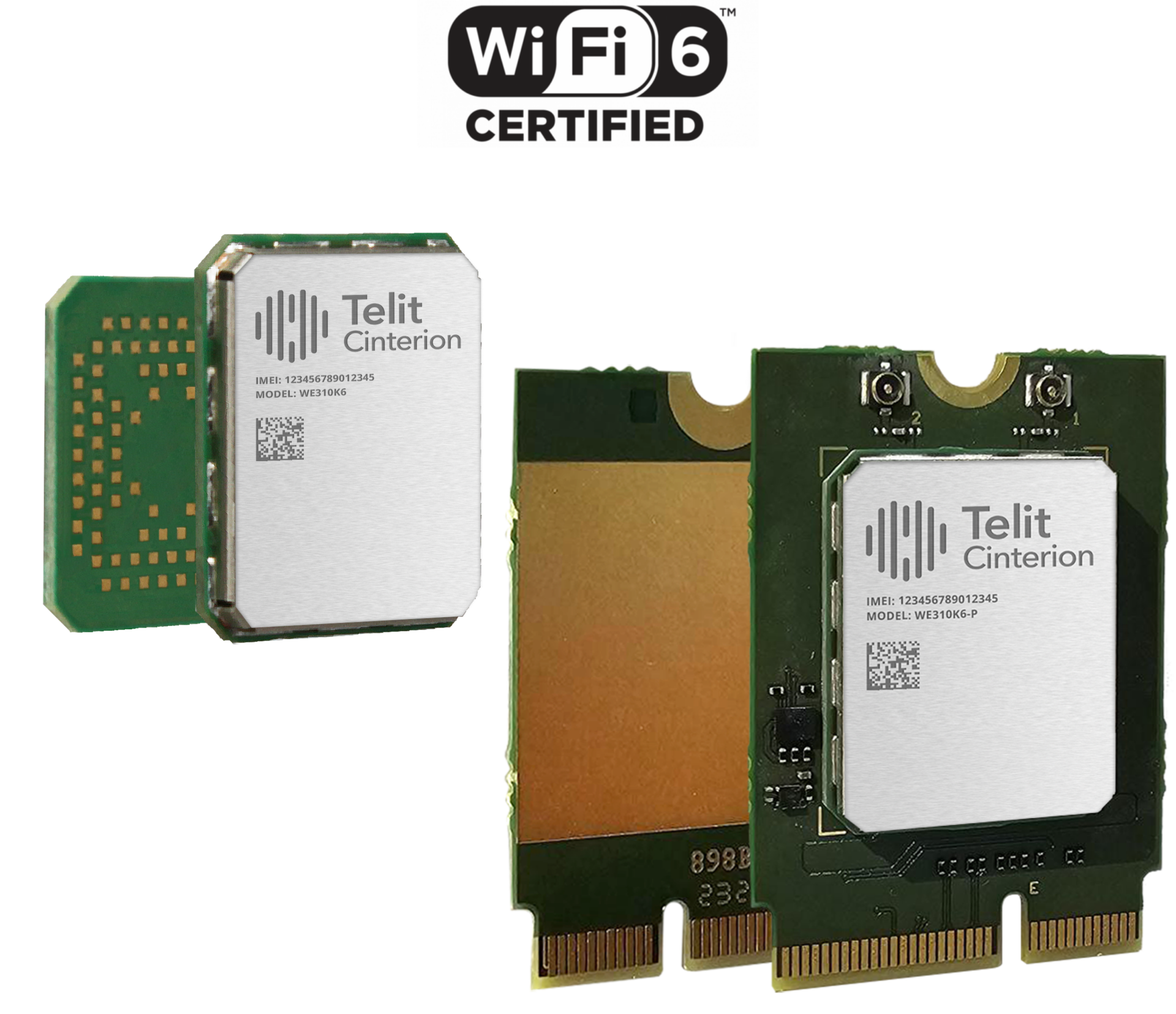 WE310K6 | Dual-Band Wi-Fi and BLE5 Combination Module | Telit Cinterion